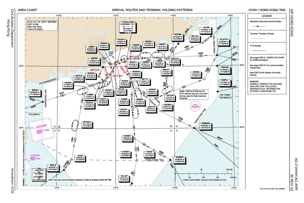 Hong Kong Airspace (HKG FIR) – Tommy's Diaries